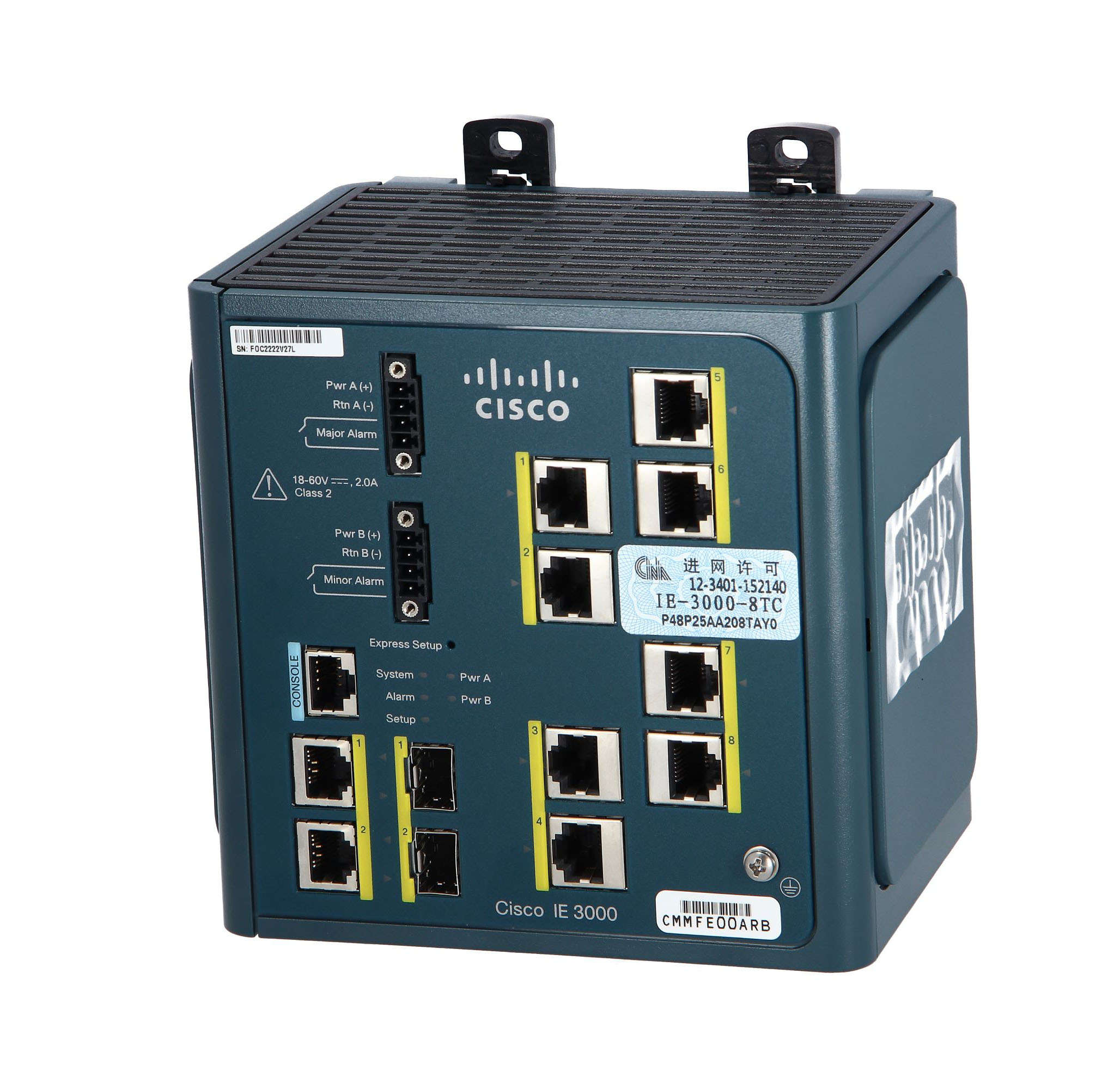 IE-3000-8TC - Cisco IE-3000-8TC industrial ethernet 3000 series managed ...