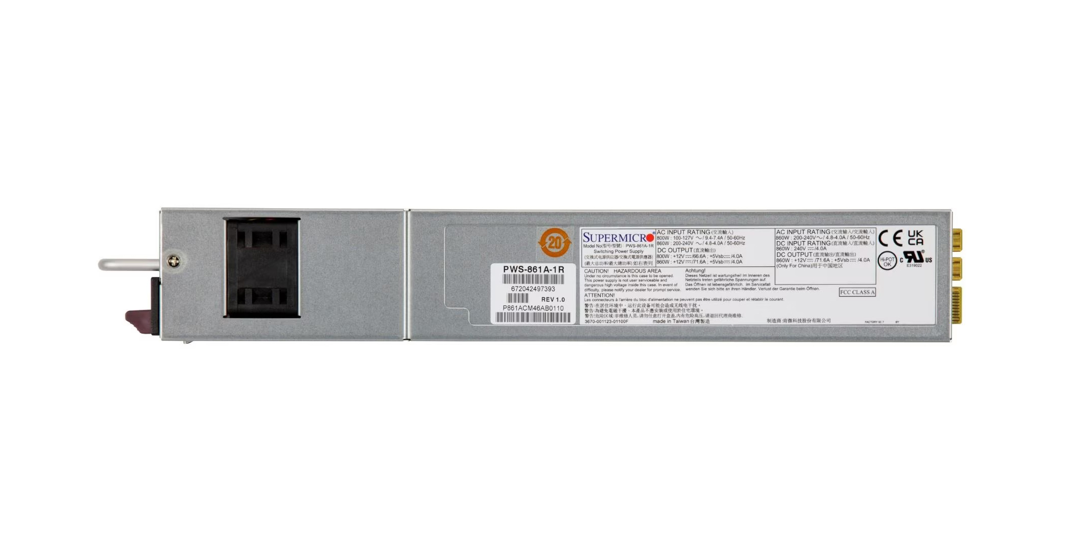 PWS-861A-1R Supermicro Power Supply - serverevolution.com